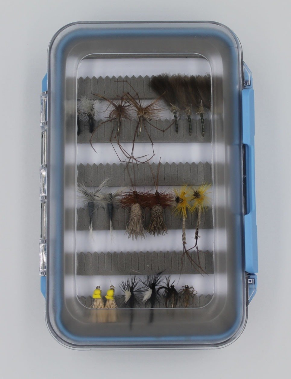 Full Sized, Clear Plastic, Double Sided Premium Fly Box – Trout Flies ...